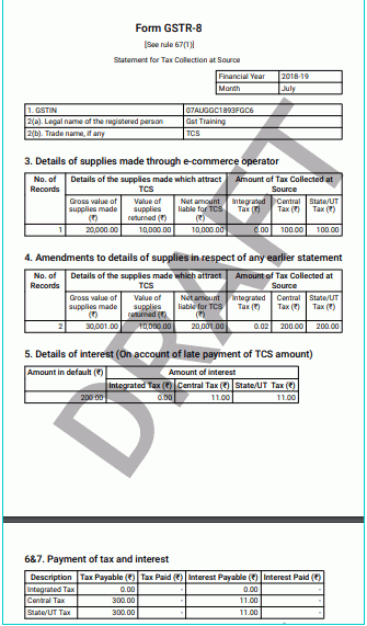 GSTR-8 Filing - E-Commerce Companies - IndiaFilings GSTR-8 Filing - E-Commerce Companies - IndiaFilings